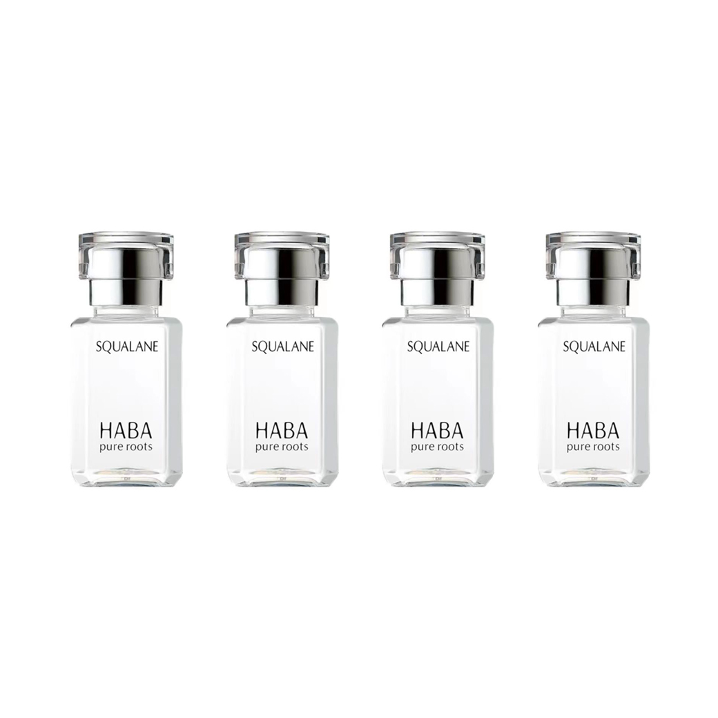 Масло для лица сыворотка женское HABA Squalane Pure Roots, 30 мл х 4