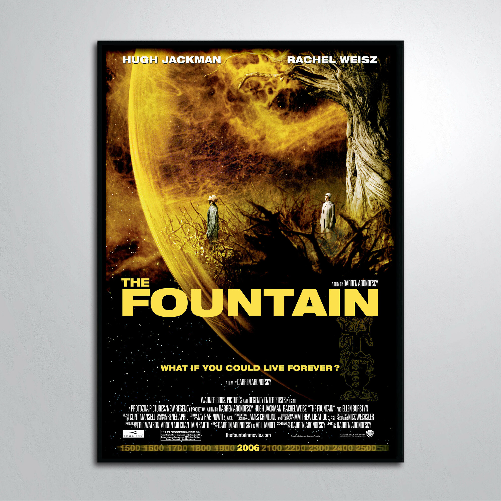 Постер без рамы/Даррен Аронофски Фонтан Хью Джекман Рэйчел Вайс The Fountain