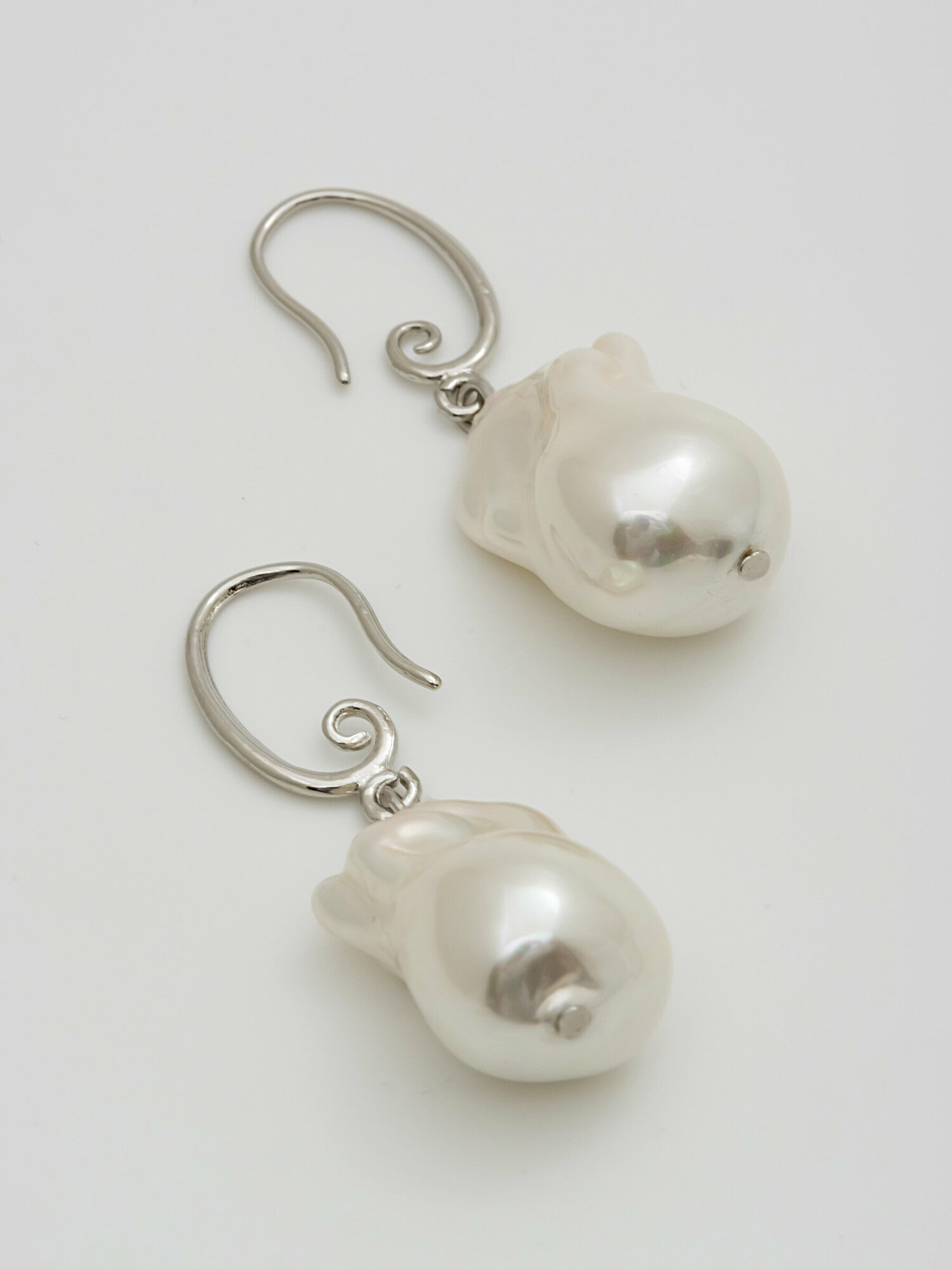 Серьги, жемчуг имитация