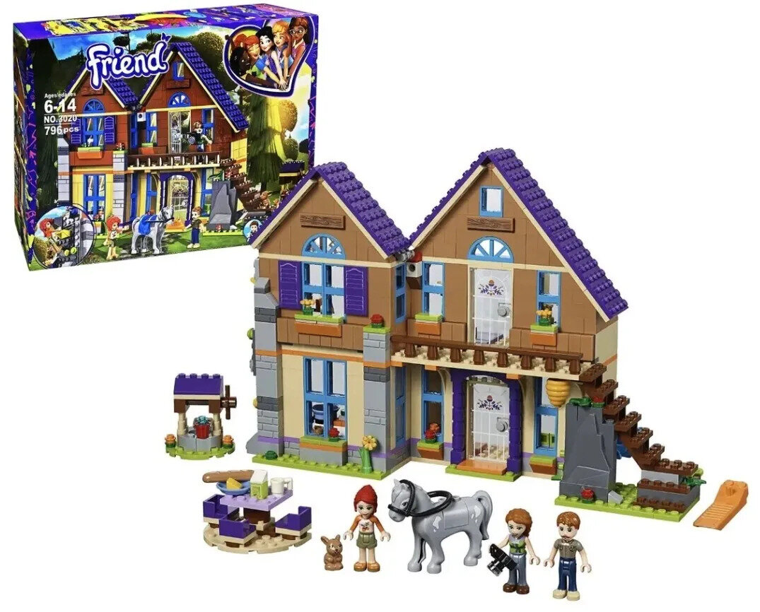 Конструктор пластиковый Френдс Дом Мии / Friends / 796 деталей