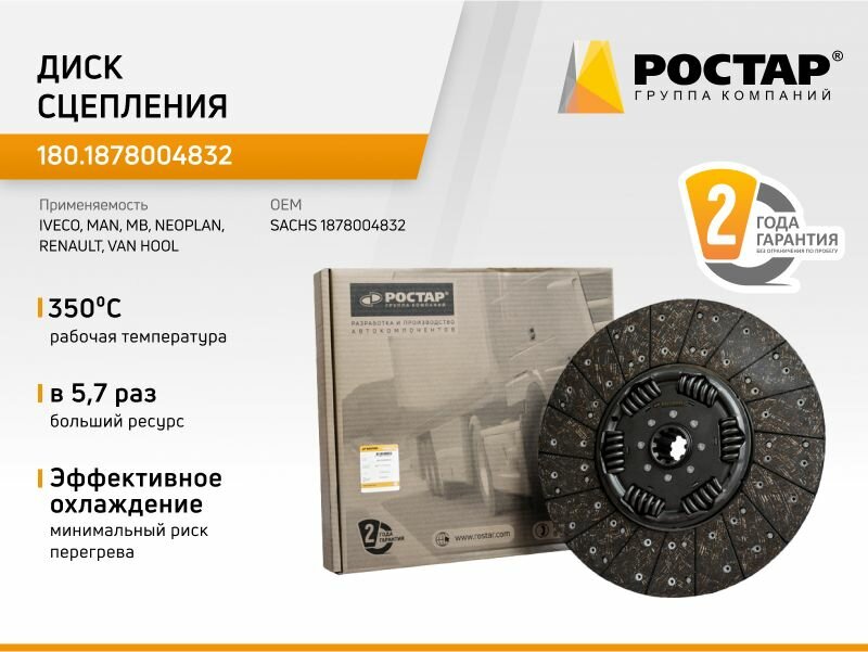 Диск сцепления 180.1878004832