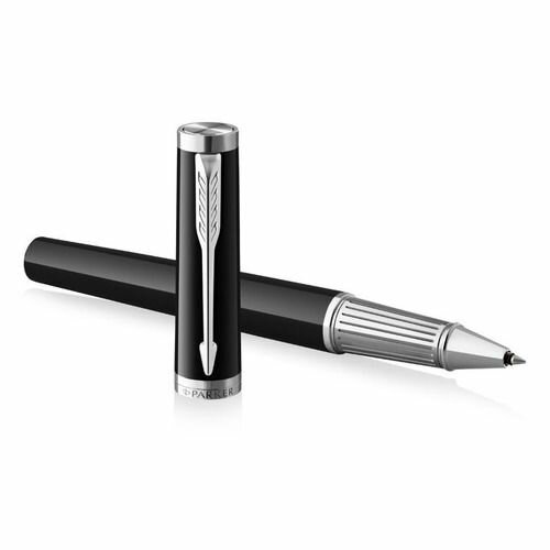 Ручка роллер Parker Ingenuity Core T570 (2181996) Black CT F чернила черн. подар. кор.