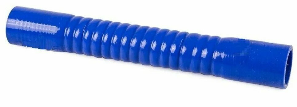 Патрубок силикон гофрированный d50, L600, армированный 4 нити, стенка 5 мм CARUM