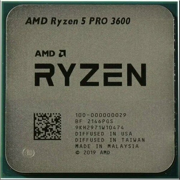 ABC Процессор AMD Ryzen 5 PRO 3600 100-000000029 (3.60ГГц, 32МБ) SocketAM4 (без кулера) (oem)