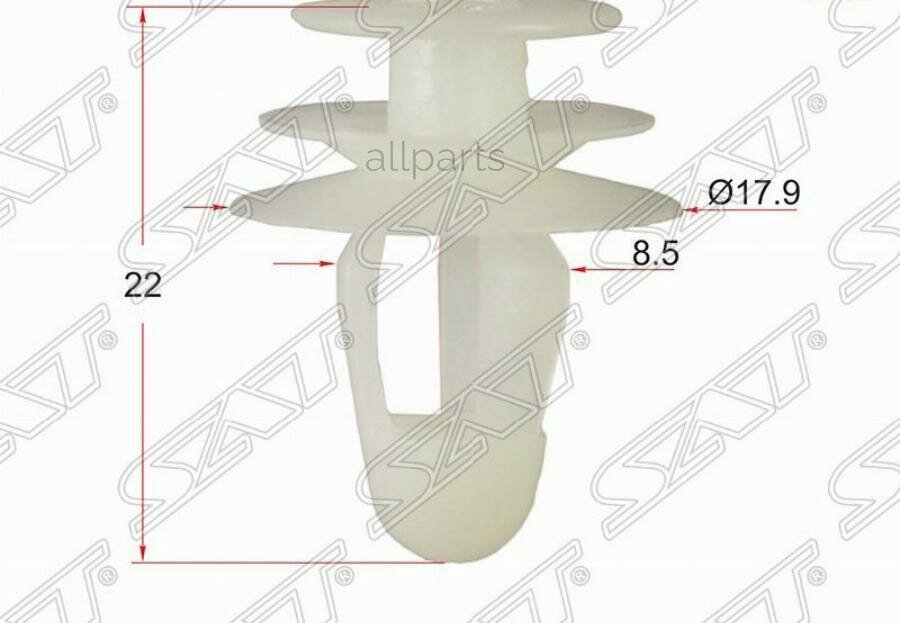 SAT ST-M10324 Клипса (обшивки двери TOYOTA/LEXUS (Продажа по 10шт))