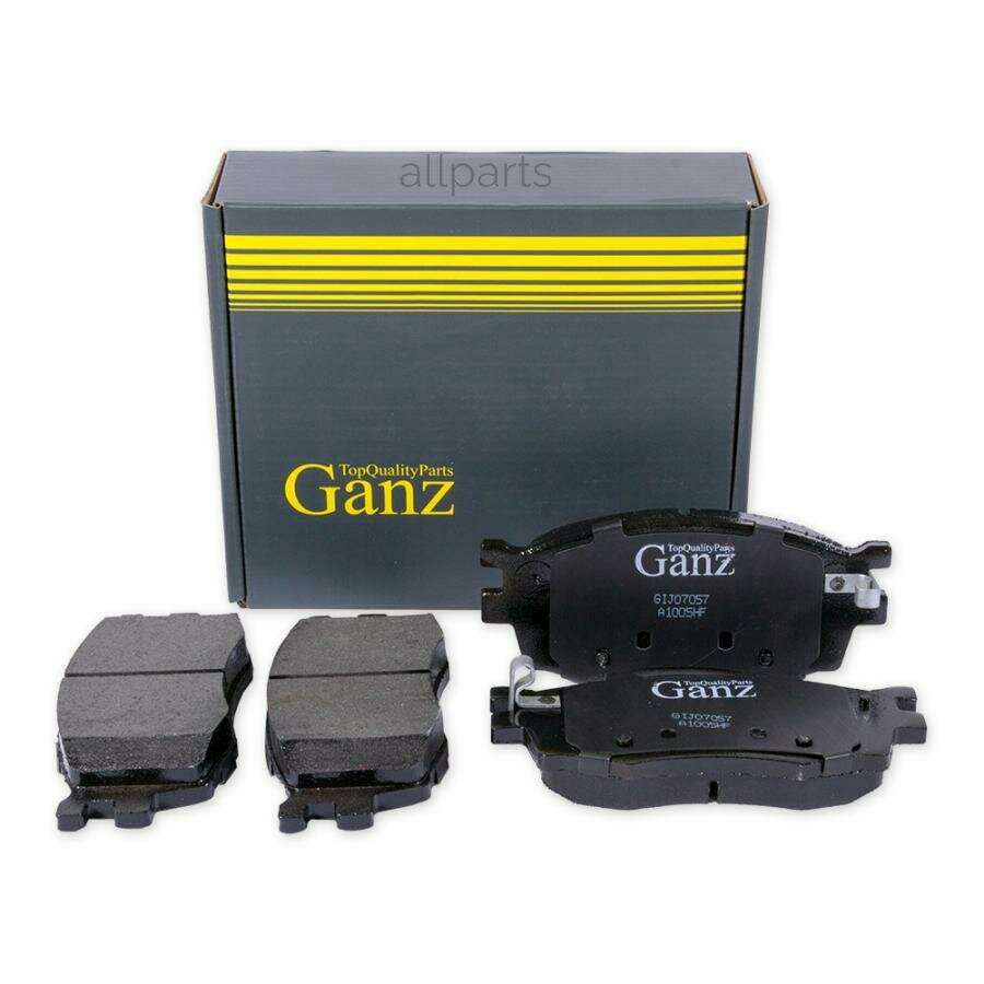 GANZ GIJ07057 Колодки передние HYUNDAI i20 / KIA Rio II 05-11 GANZ GIJ07057