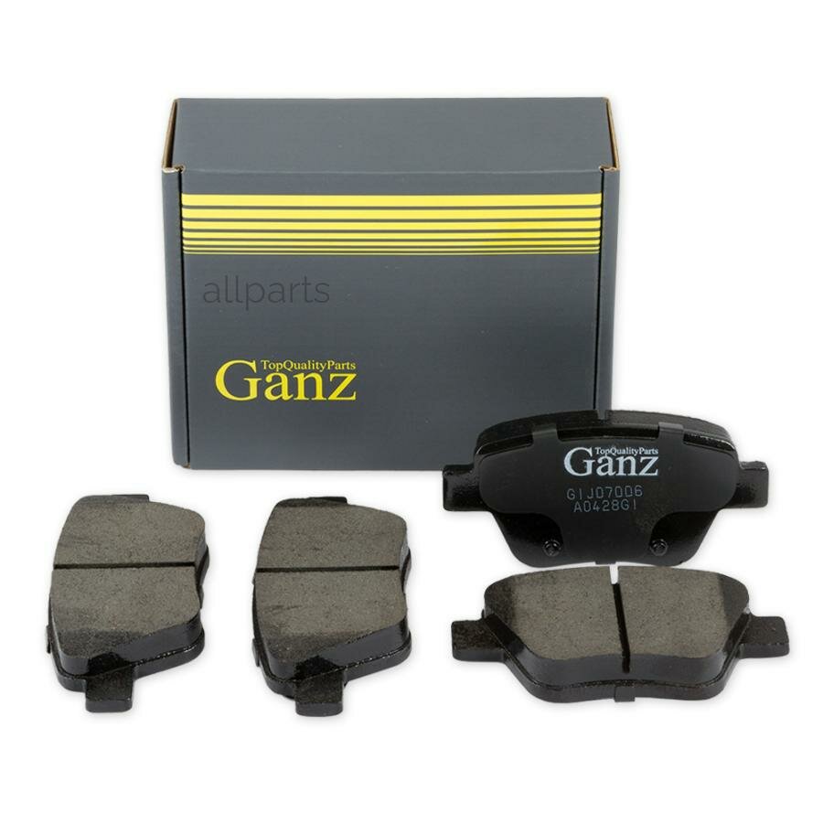 GANZ GIJ07006 Колодки тормозные задние для AD VW SEAT SKODA PA 03->06 GANZ GIJ07006