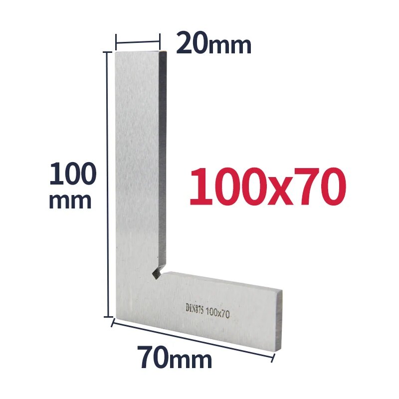 Угольник Tooleye 100x70 мм, 90 градусов