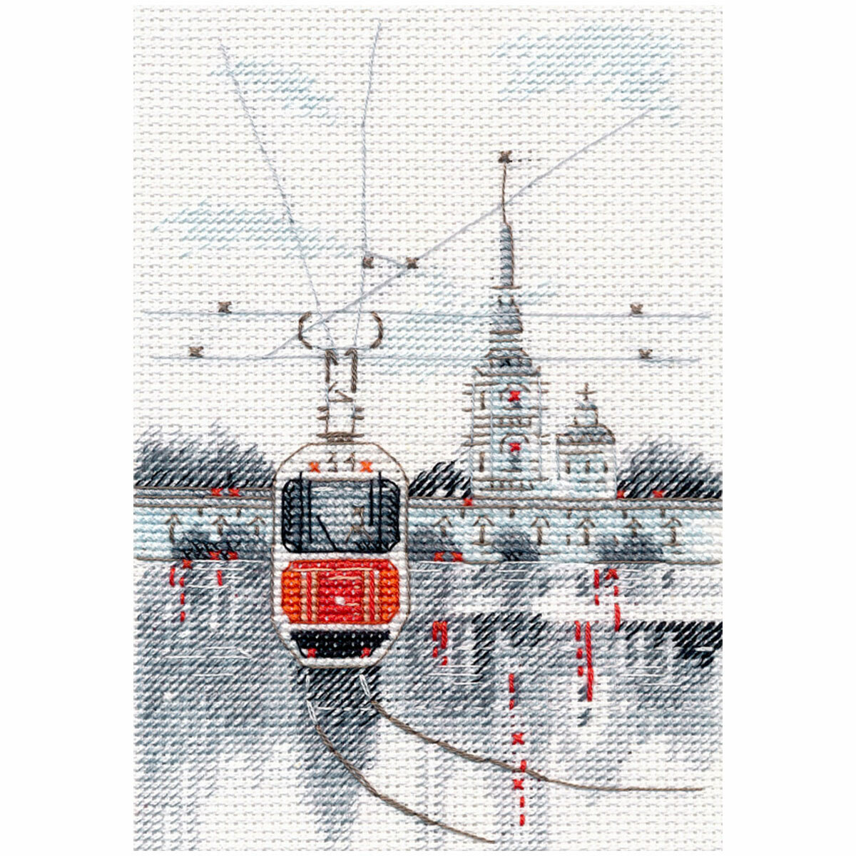 1623 Набор для вышивания овен 'Петербургские зарисовки - 1' 10*15см