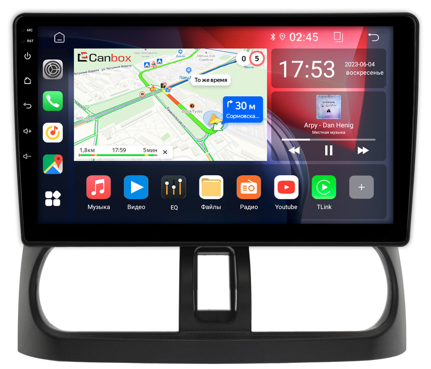 Штатная магнитола Canbox GT10-2377 для Nissan Sunny (B15) 1998-2004 на Android 10 (IPS, DSP, CarPlay)