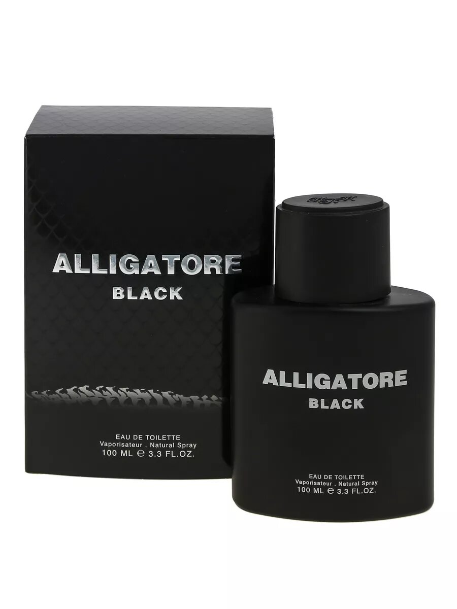 Туалетная вода Alligatore Black КПК-Парфюм, для мужчин, 1 Million, 100мл