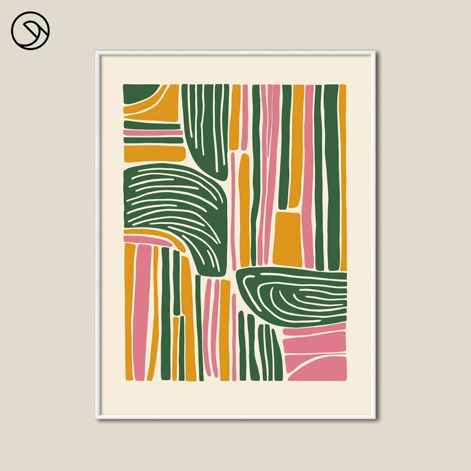 Постер в раме 50х70 Postermarkt, Арт Абстракция №59