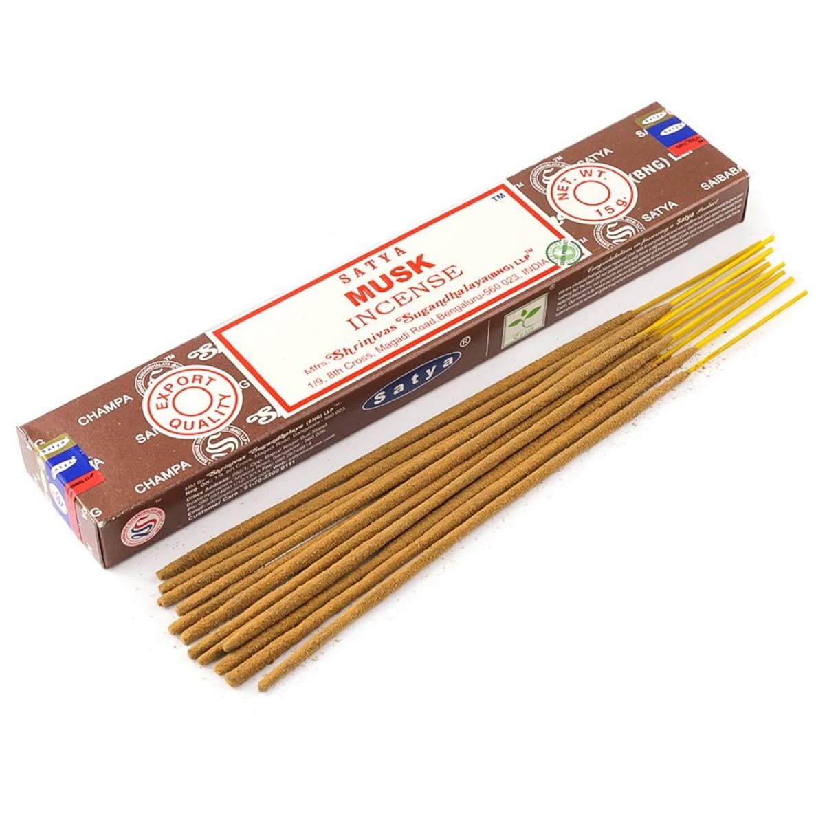 Satya MUSK Incense (Благовония мускус, Сатья), 15 г.