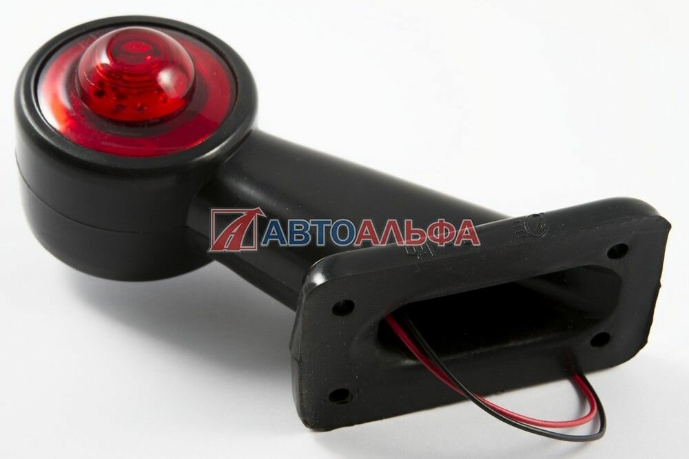 Фонарь габаритный красно-белый светодиодный, ФГ-4LED КАМАЗ, МАЗ