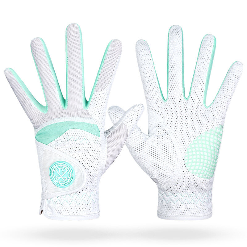 Перчатки для гольфа, женские, нескользящие, дышащая сетка, 1 пара