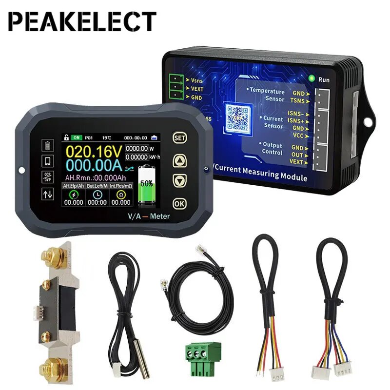 Peakelect KG-F Серии Кулометр Аккумулятора 120V 400A