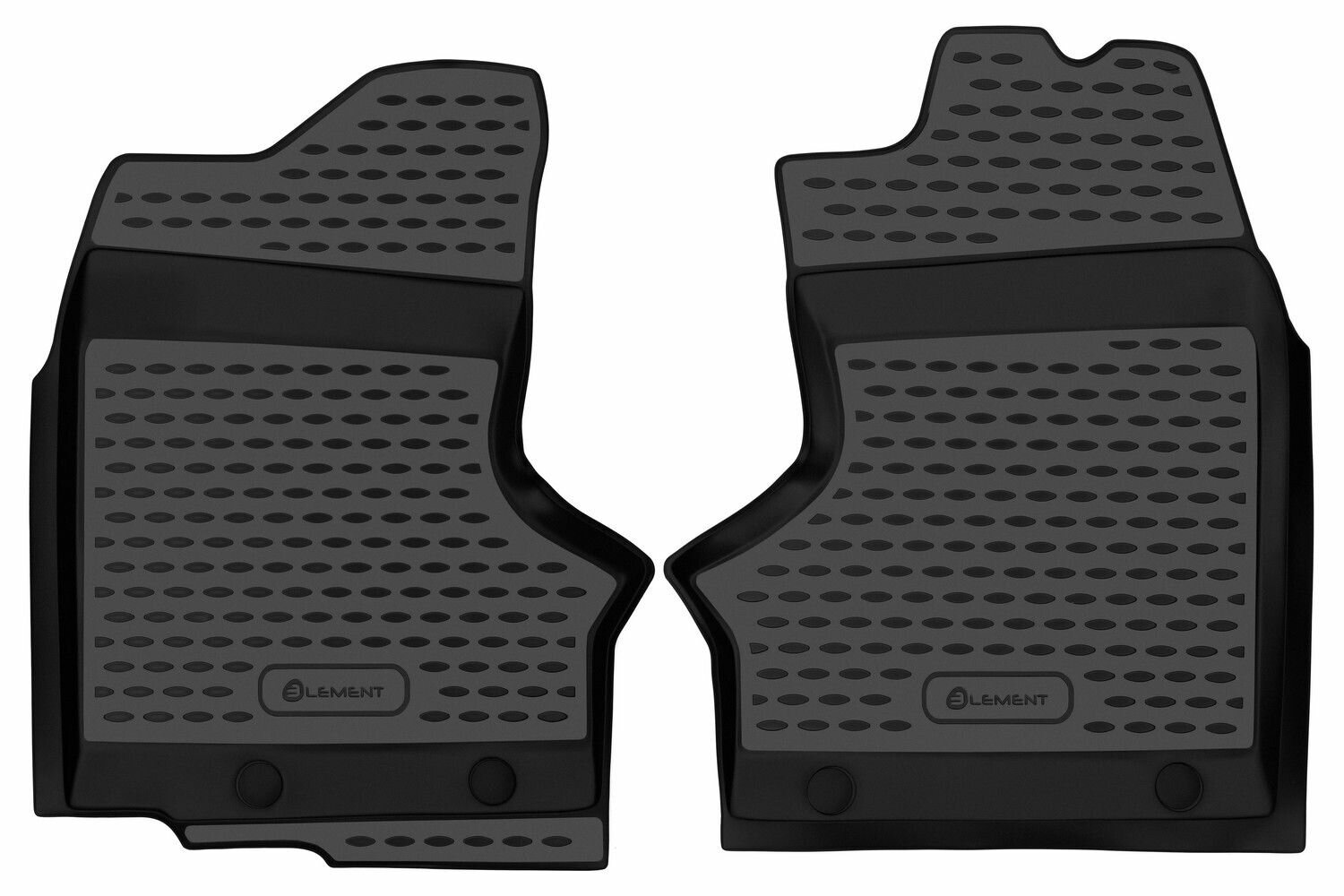 Коврики в салон ГАЗ 3302, 1995- 2 шт.(полиуретан) Element. NLC.53.12.210KH