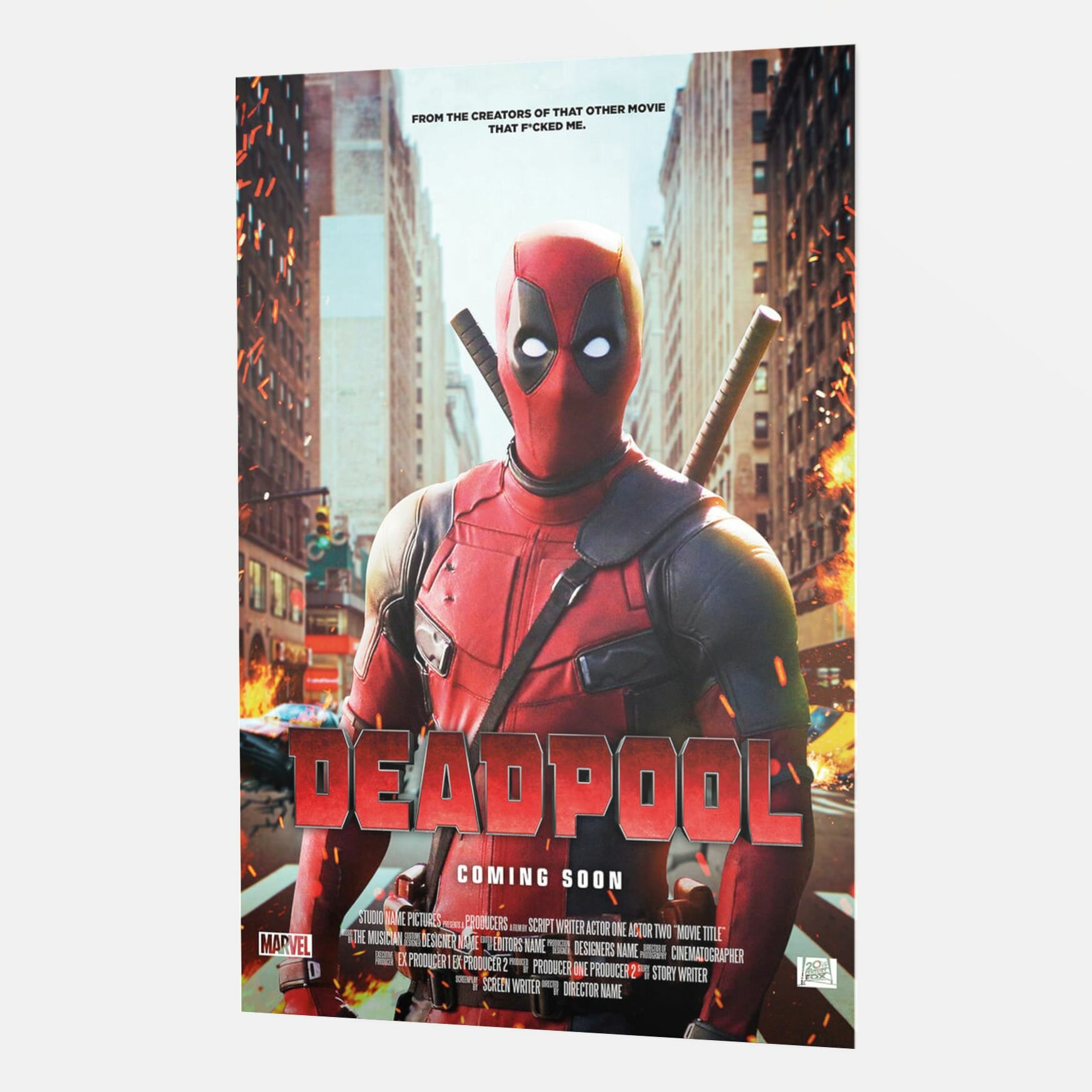 Постер (плакат) по фильму Дэдпул 40x60 см. от Poster4me