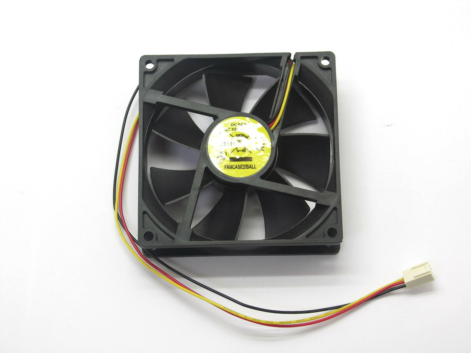 Вентилятор для корпуса Gembird, 92x92х25 mm, FANCASE2 3 pin, провод 30 см, втулка