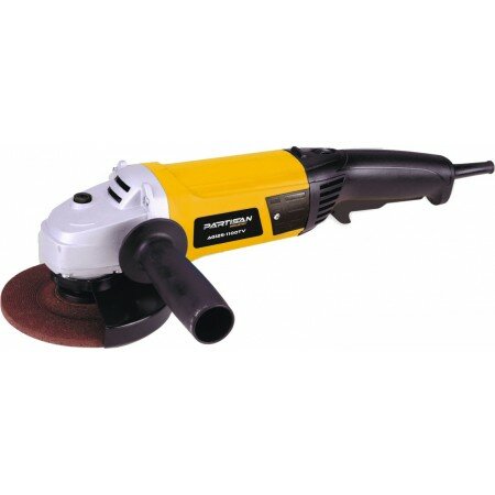 Угловая шлифмашина Partisan AG125-1100TV, диск 125 мм, 1100 Вт, 500–11000 об/мин, 2.6 кг