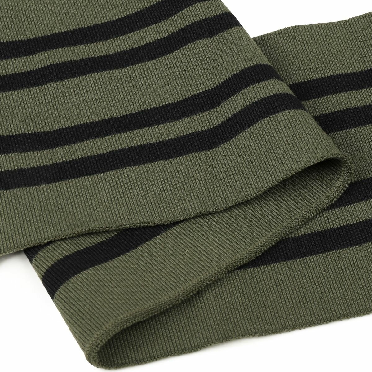 Подвяз трикотажный (2 шт) 14 х 100 см цв. хаки/черный