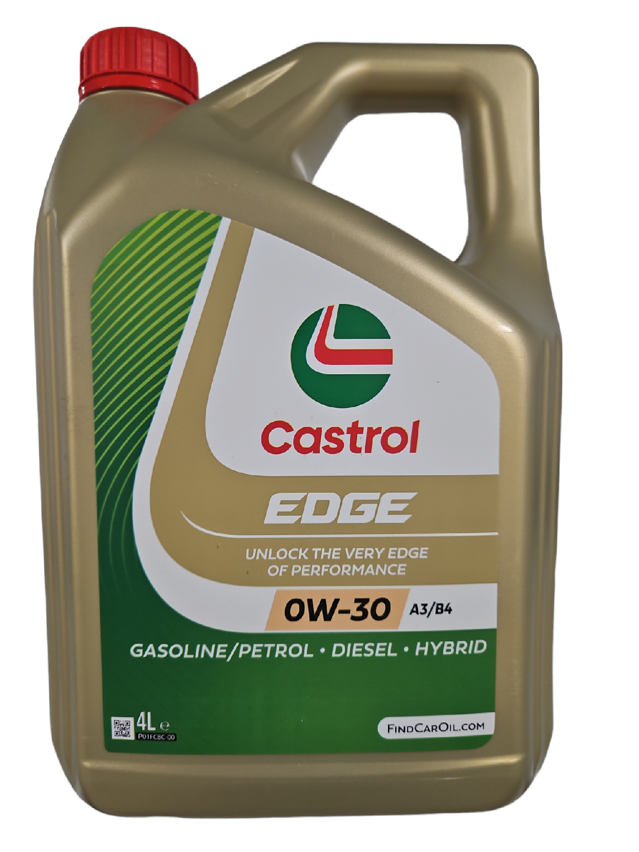 Моторное масло Castrol A3/B4 EDGE 0W-30 синтетическое 4л