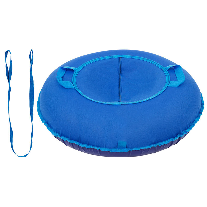 Тюбинг Ватрушка 75 см, с камерой, синий, максимальный вес 90 кг