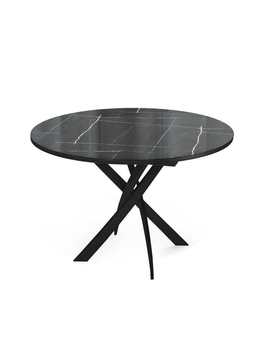 Стол Kenner R1100 Черный/камень черный глянец Размеры: Высота 760мм Глубина 1000мм Ширина 1100мм