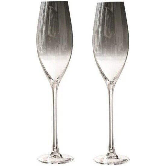 Набор фужеров для шампанского Luminarc селест серебряная дымка 2шт 160мл (O0228)