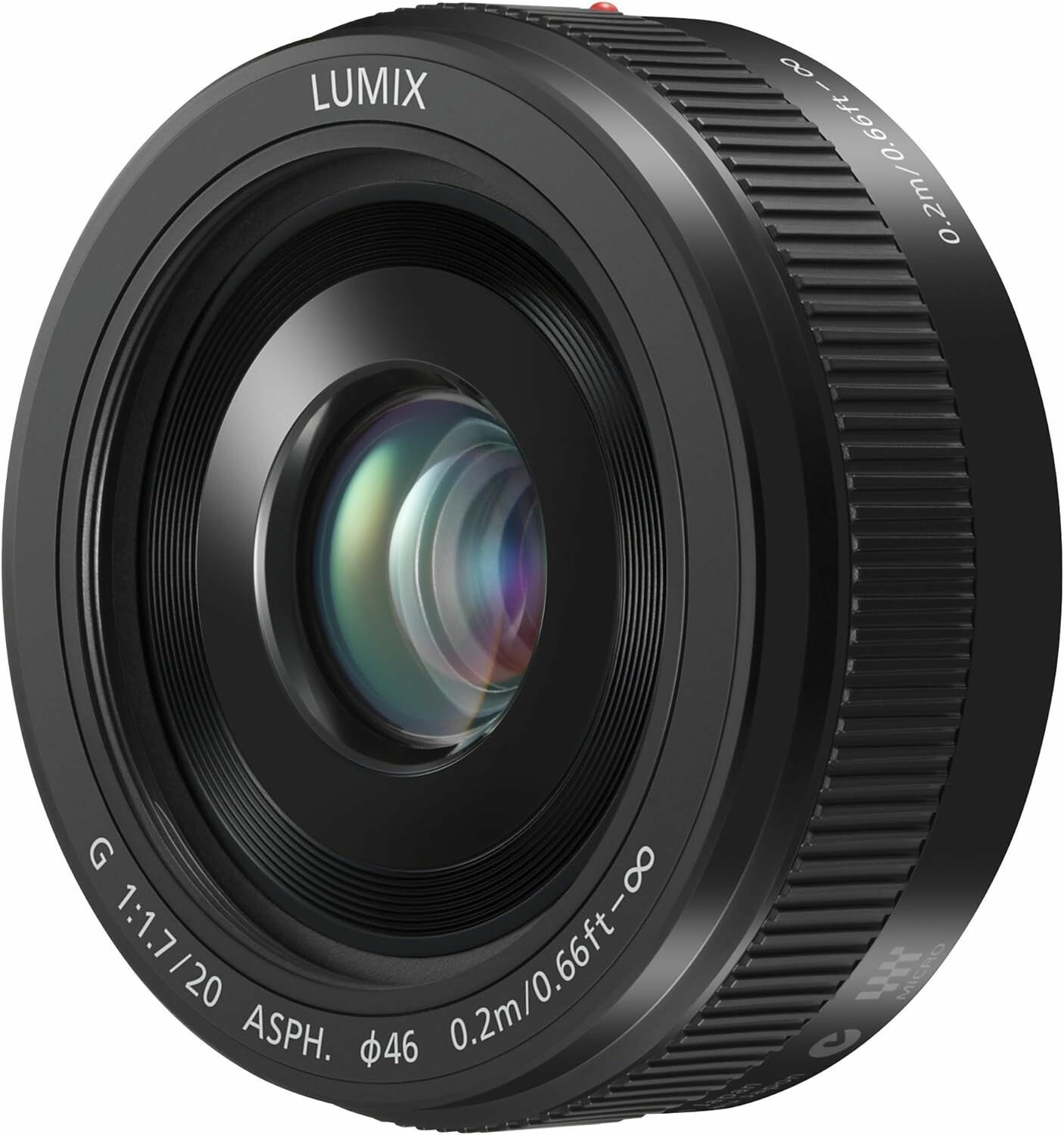 Объектив Panasonic Lumix G 20 mm f/1.7 II ASPH, черный