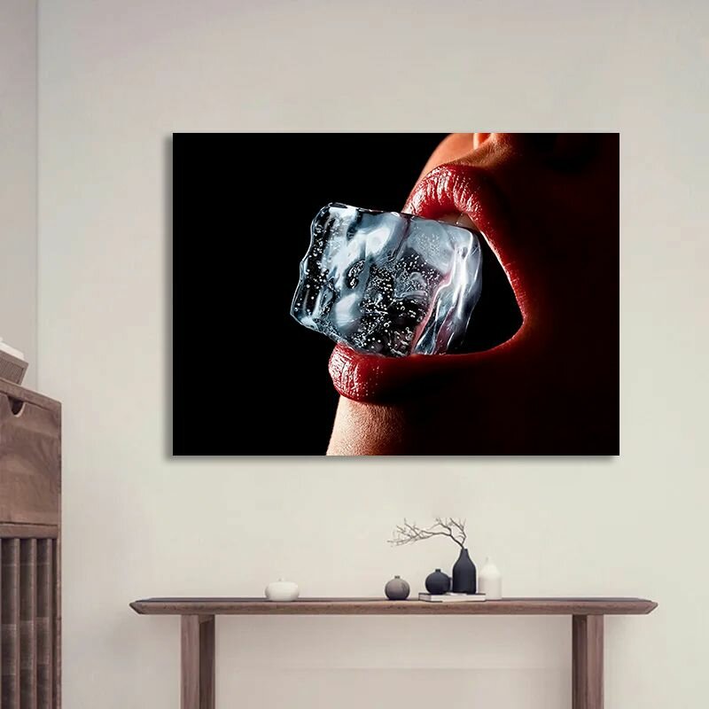 Картина ВсеКартины. Тут "Красивые губы", на подрамнике, 60x80 см