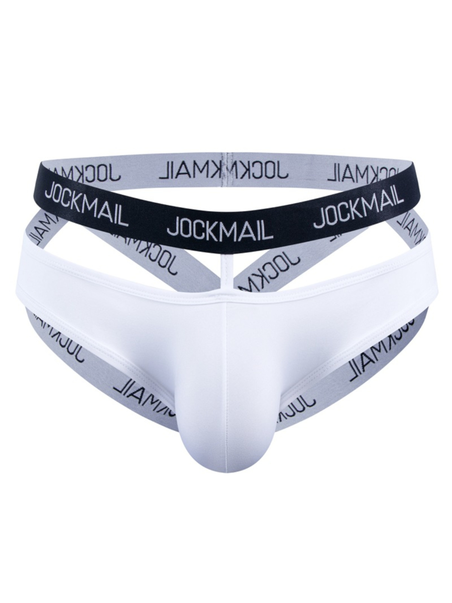 Трусы JOCKMAIL JM4068-1, с доступом, мужские, белые, 48 размер