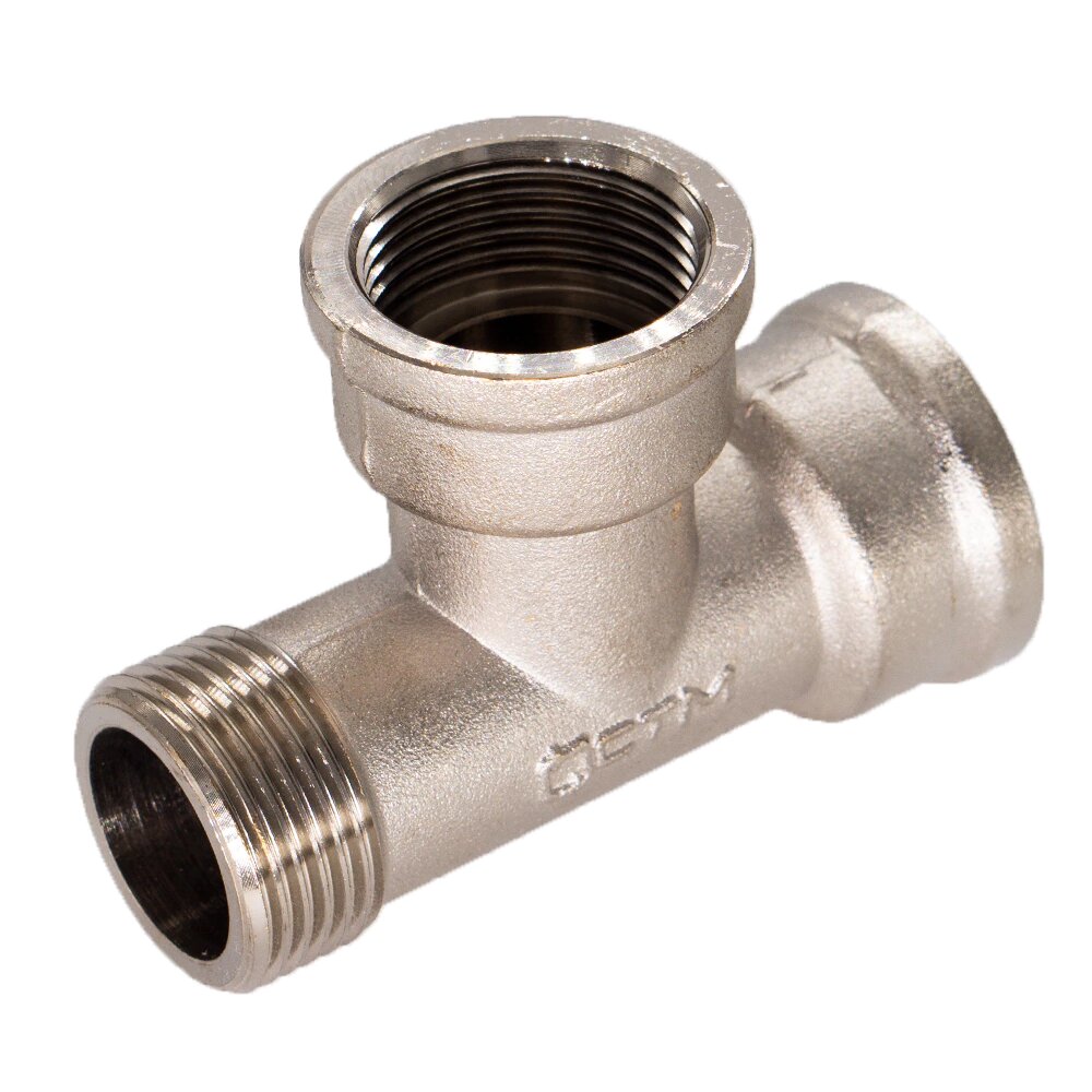 Тройник СТМ 1/2 ВР-НР-ВР латунь