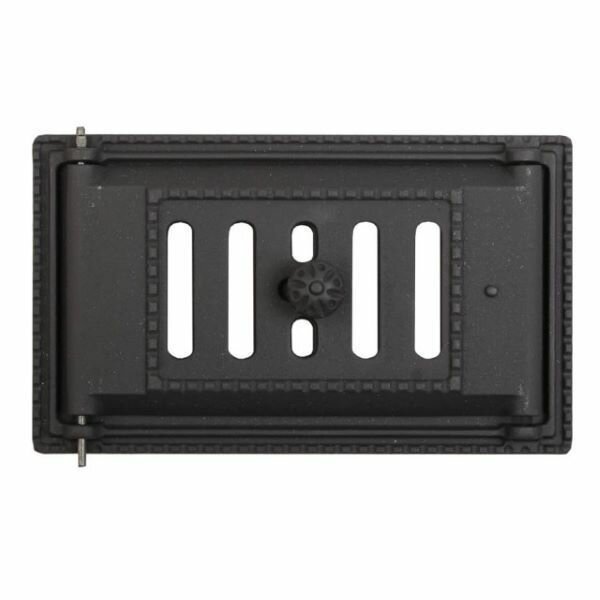 Дверка чугунная печи ДП-2А 310х180х97м поддувальная с шибером регулировки воздуха рубцовск