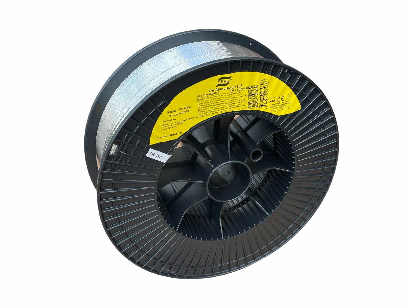 Проволока ESAB OK AlumaRod 5183 ф 1,2 мм (7,0кг)