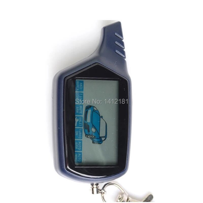 2-сторонний B6 ЖК-брелок с дистанционным управлением, брелок для безопасности автомобиля Starline B6, двусторонняя автомобильная сигнализация