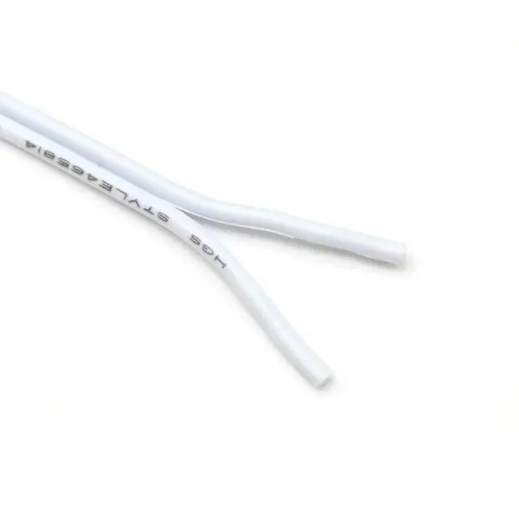 Электрический провод Zecica для светодиодной ленты 5/10 м AWG 16-30 20AWG, White-White, 10 Meters