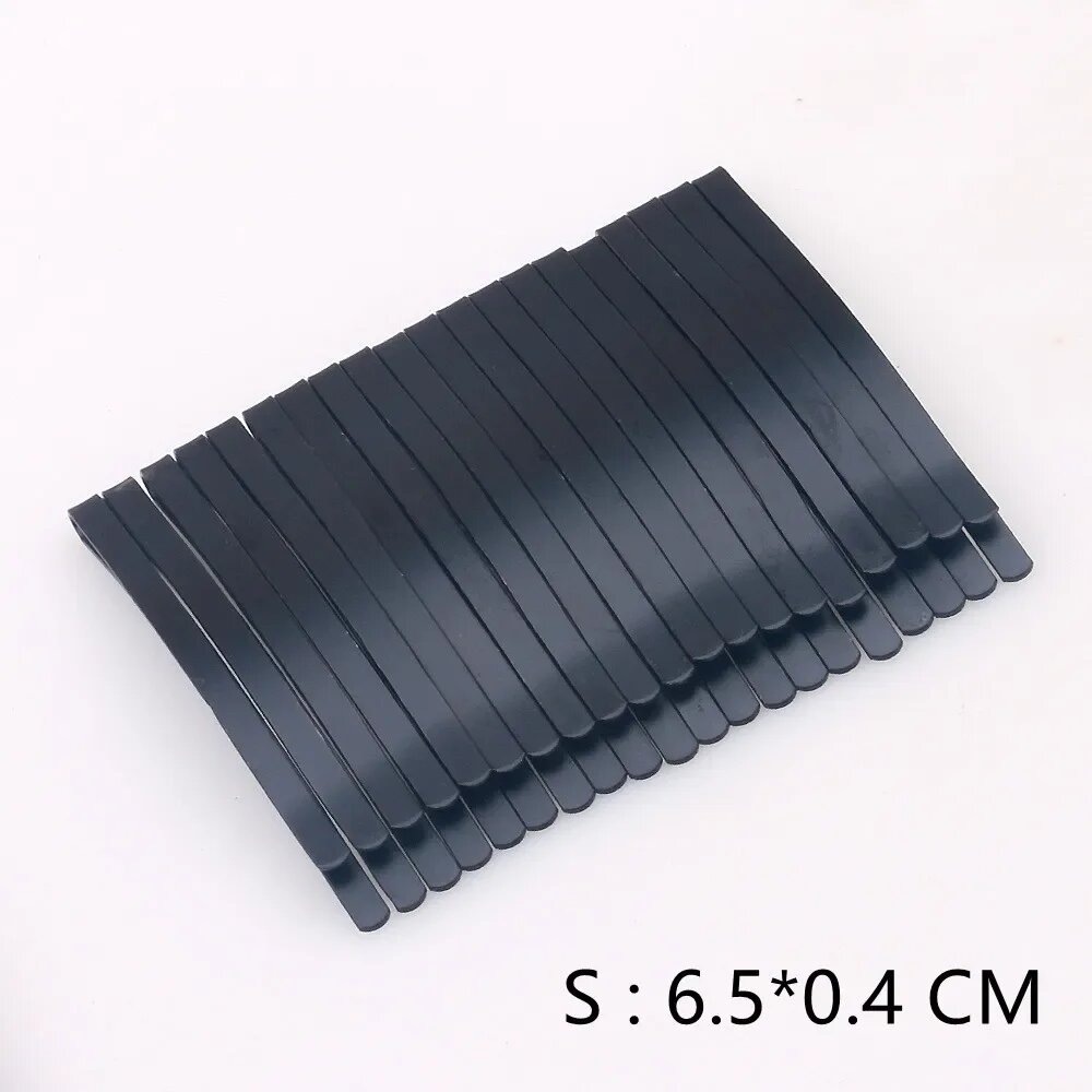 Набор из 10 черных заколок для волос 10pcs S 6.5 cm
