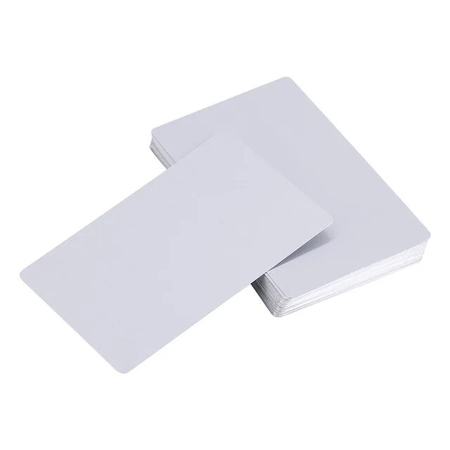 50 шт. белые визитные карточки Antique Sliver