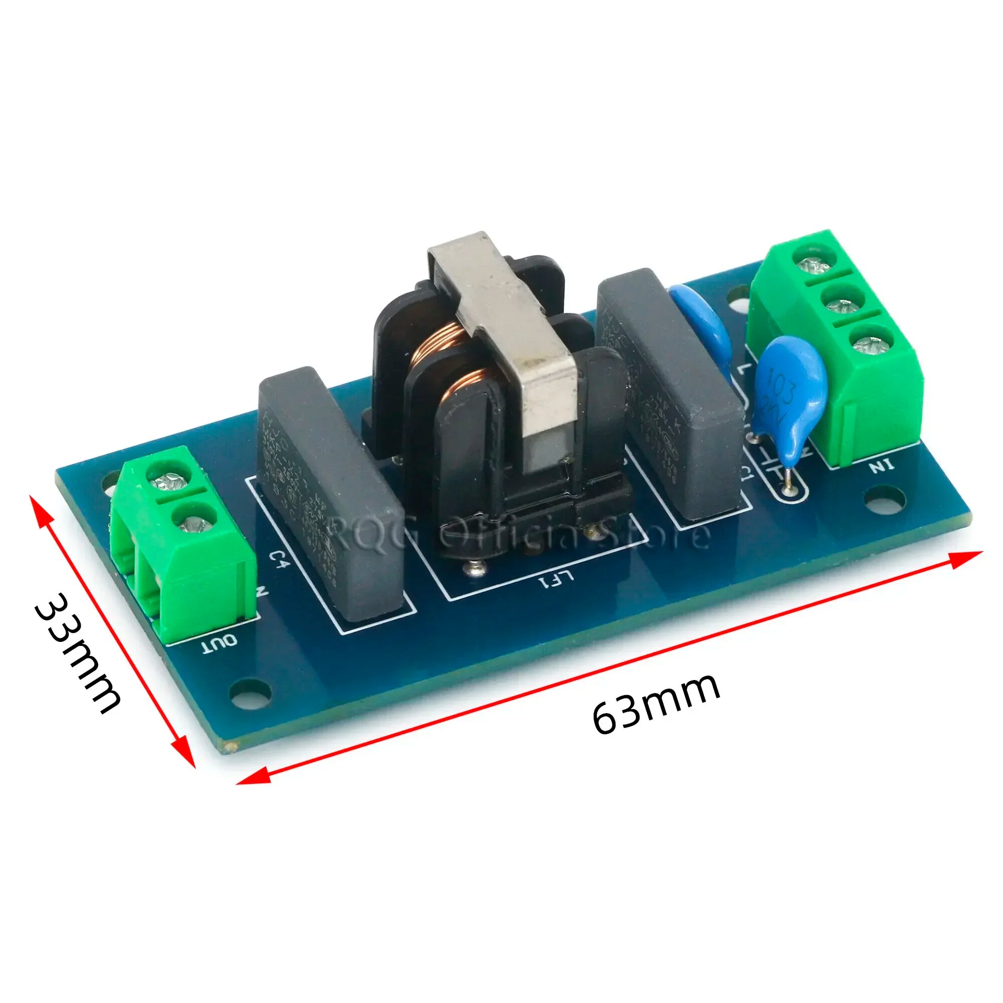 Модуль фильтра EMI 220В 2А