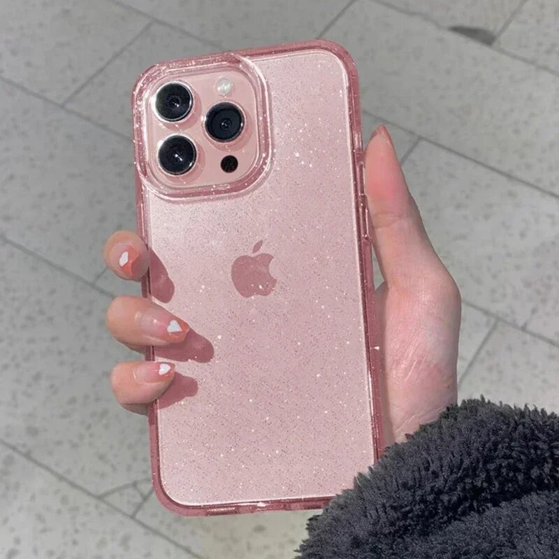 Блестящий чехол Clear для iPhone 16 Pro Max — фото 1