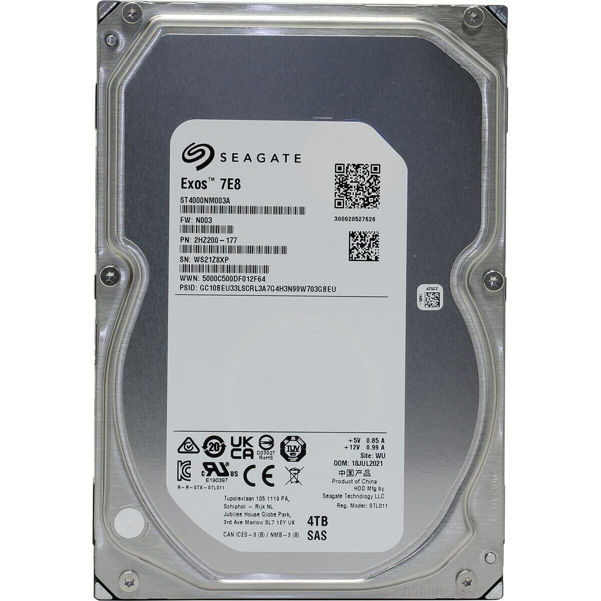 Seagate Exos 7E8 (ранее Enterprise Capacity 3.5) ST4000NM003A