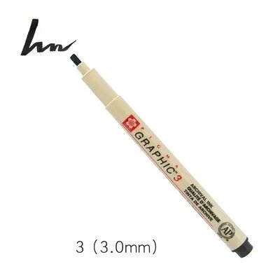 Набор ручек-линеров Sakura Micron черный