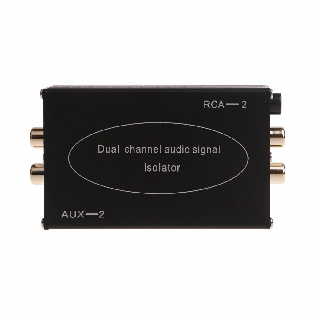 Аксессуар для аудиотехники, Шумоподавитель звука 3,5 мм / RCA-черный