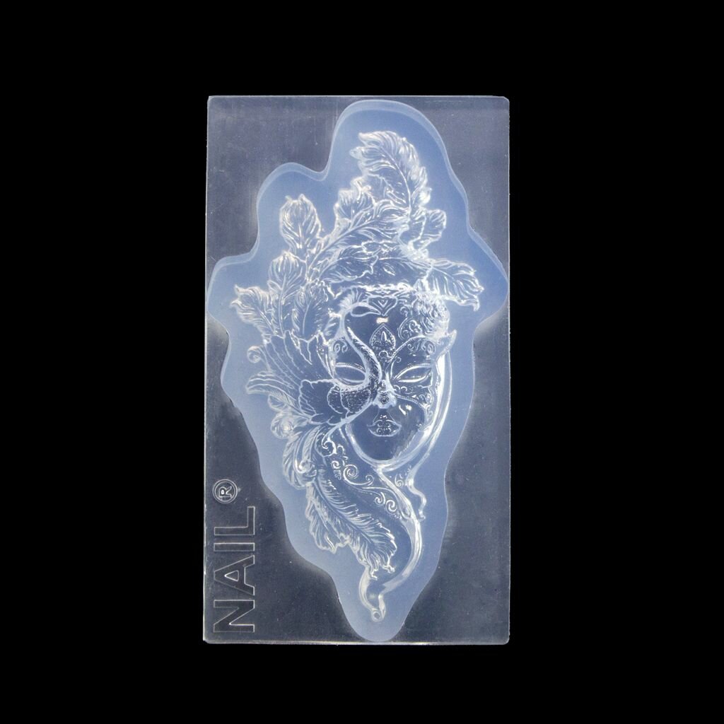 Большой/маленький Брелок для ключей в виде Танцовщицы маске, Силиконовая форма, Брелок-подвеска