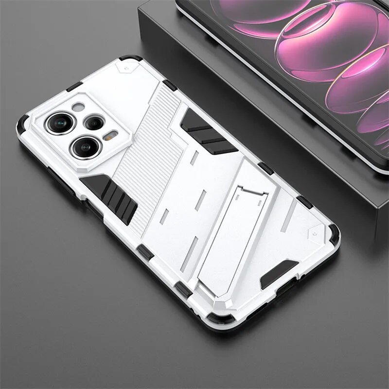 Для POCO X5 Pro 5G POCO X5 Pro Чехол 6,67 дюймов в стиле панк жесткий бронированный кронштейн бампер для POCO X3 X4 GT X3 X4 X5 Pro Чехол