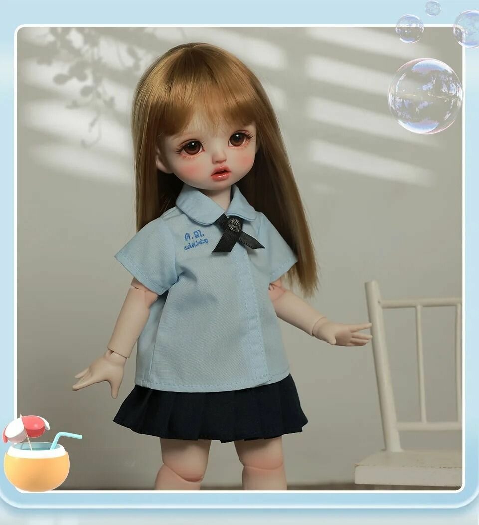 BwithU BJD 1/6 Lilliella обнаженная кукла с нормальной кожей, без макияжа, без аксессуаров