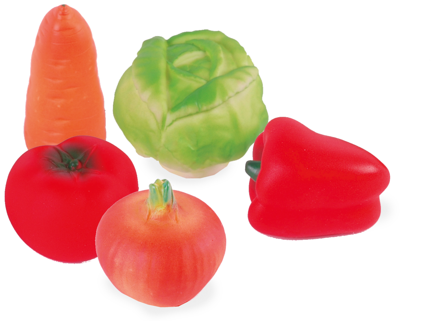 Игровой Набор Овощи для супа (5шт, пластизоль, в сетке, от 3 лет) С-1373, (Огонек)