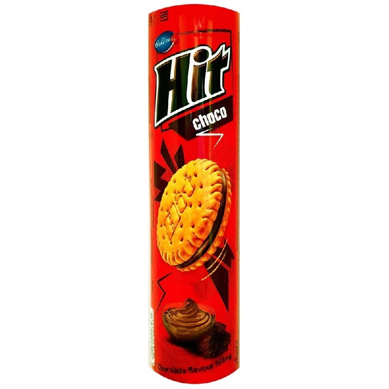 Печенье-сэндвич BAHLSEN [В22] HIT CHOCO с начинкой со вкусом шоколада 220г