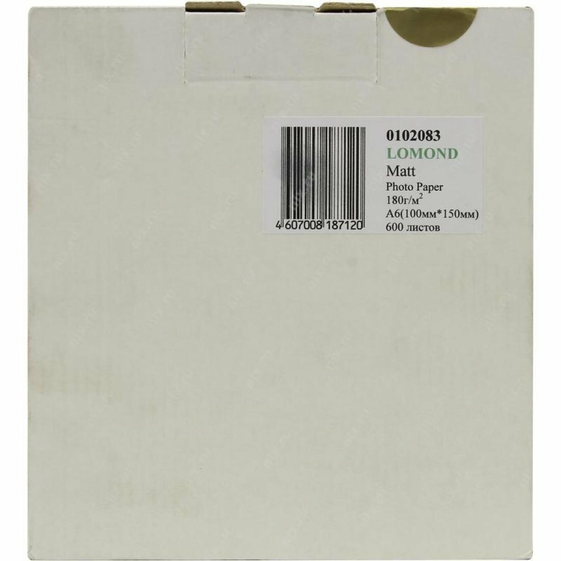 Фотобумага Lomond 0102083 10x15/180г/м2/600л./белый матовое для струйной печати